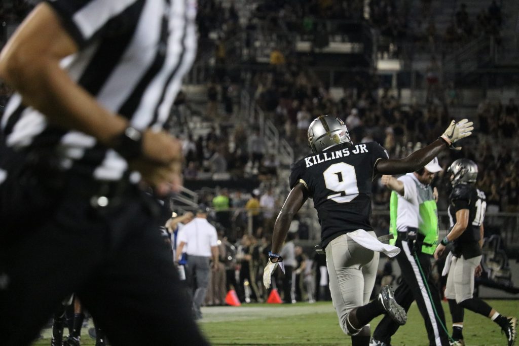 Adrian Killins Racks Up 179 Yards and Two Touchdowns to Lead Knights in ...