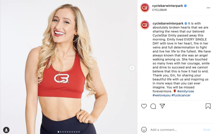 Former UCF student Emily Rose Bromberg dies of cancer — KnightNews.com