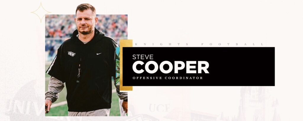NEW UCF OFFENSIVE COORDINATOR, STEVE COOPER COMES TO UCF — KnightNews.com